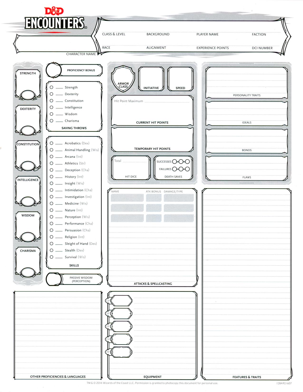 Printable 5E Character Sheet Print Onto Adhesive Or Regular Paper Cut Printable 5E Character Sheet Print Onto Adhesive Or Regular Paper Cut